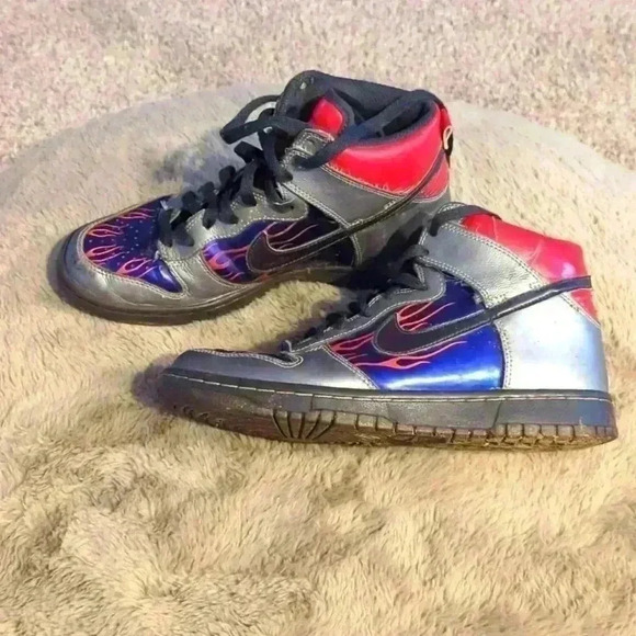 Nike | Shoes | Nike X Transformers Dunk High Collab Optimus Prime ...